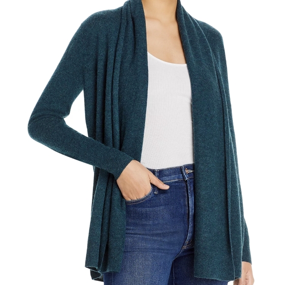 Bloomingdale's | Sweaters | Heather Spruce Cashmere Cardigan | Poshmark